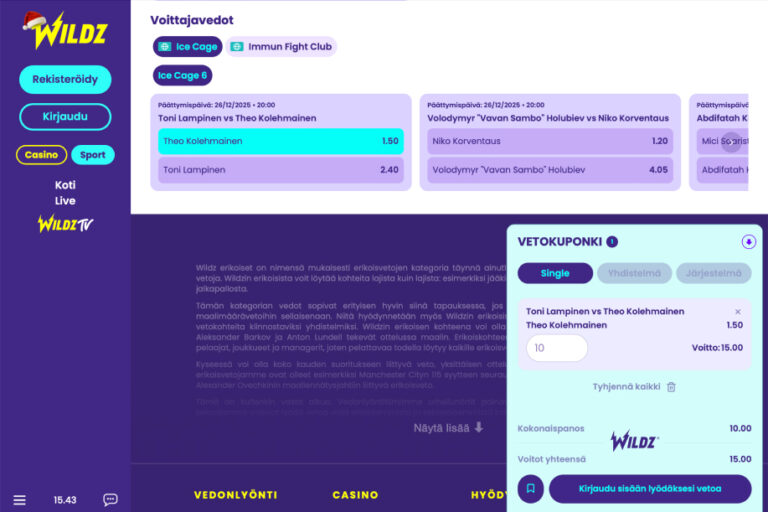 Ice Cage 6 -vedonlyönti - Rahapelisanomat.fi